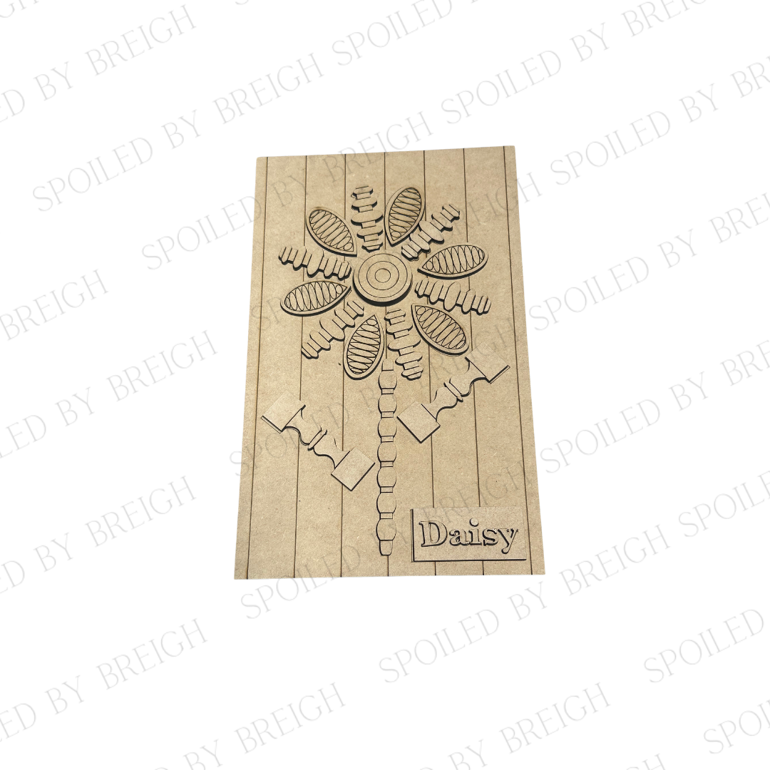 Daisy Spindle Sign – Designs By Breigh